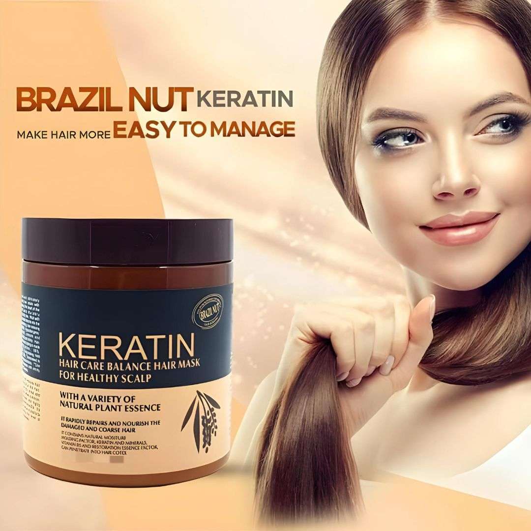 Brazil Nut Keratin Hair Mask (500 ML) – Hala Noor | Fashion | Beauty
